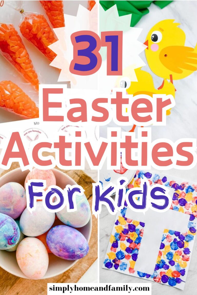 31 FREE Easter Activities And Printables For Kids - Simply Home And Family
