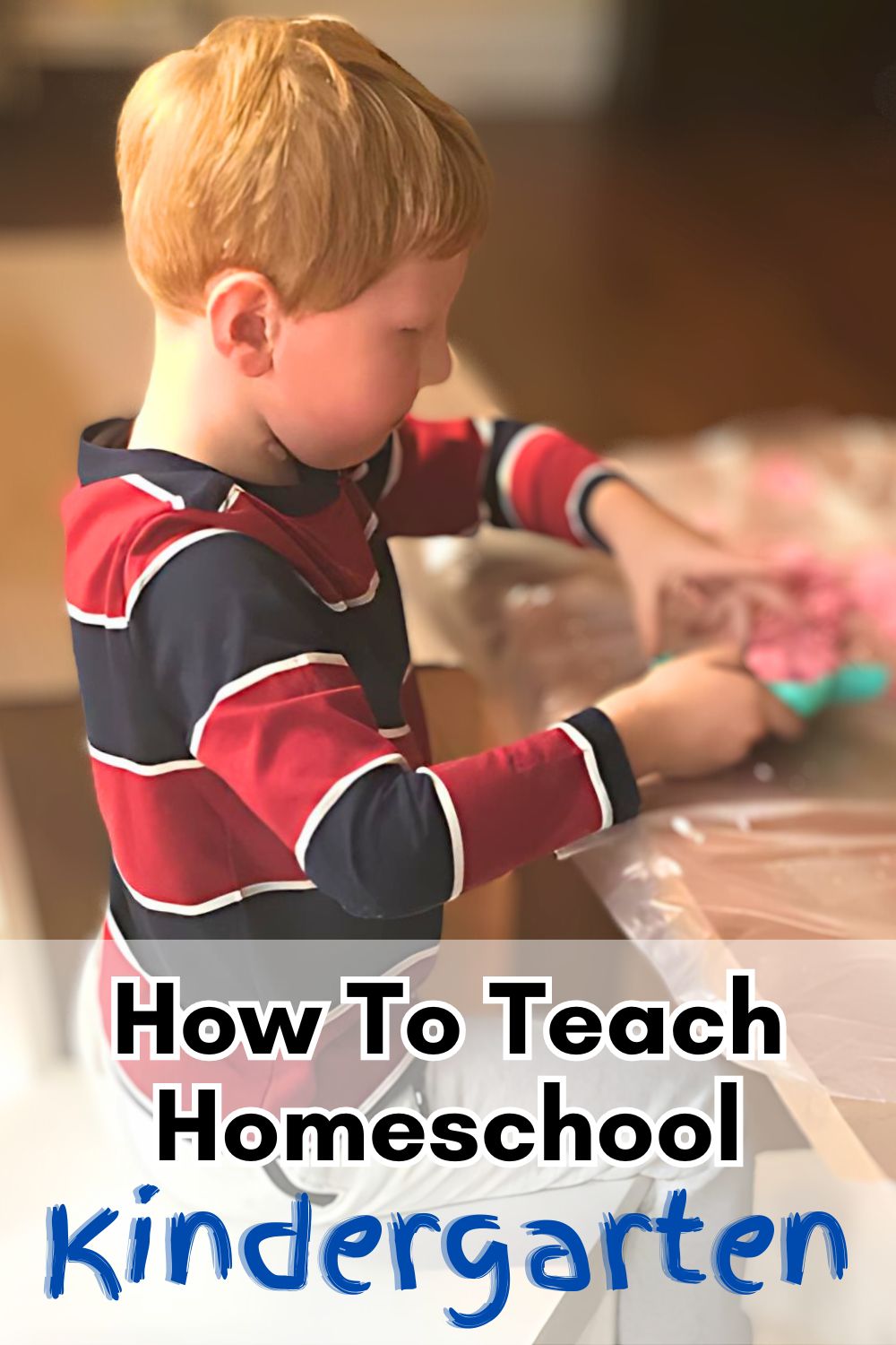 How To Homeschool Kindergarten + Curriculum Tips - Simply Home And Family