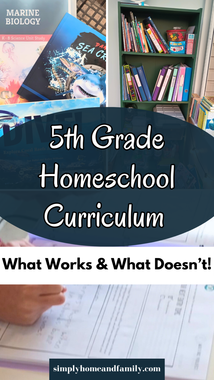 Our Top 5th Grade Homeschool Curriculum Choices - Simply Home And Family